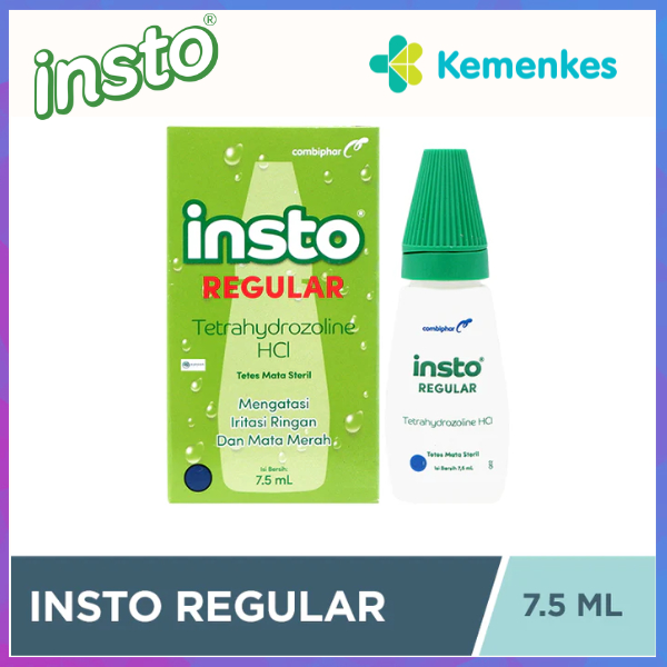 Jual new Insto Eye Drop Reguler 7.5ml tetrahydrozoline HCI - untuk mata ...