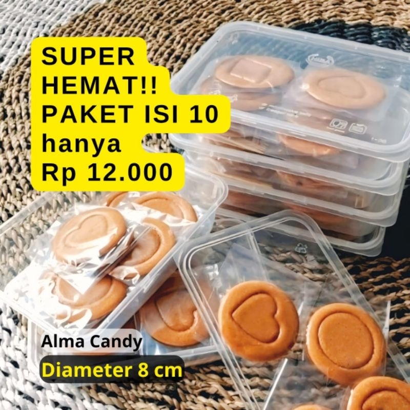 Jual PERMEN DALGONA PAKET ISI 10 DALGONA CANDY - diameter 8 cm - permen ...