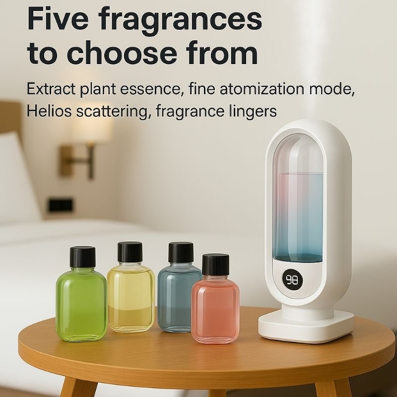 Jual MESIN AROMA TERAPI SPRAY PENGHARUM RUANGAN OTOMATIS LED AIR ...