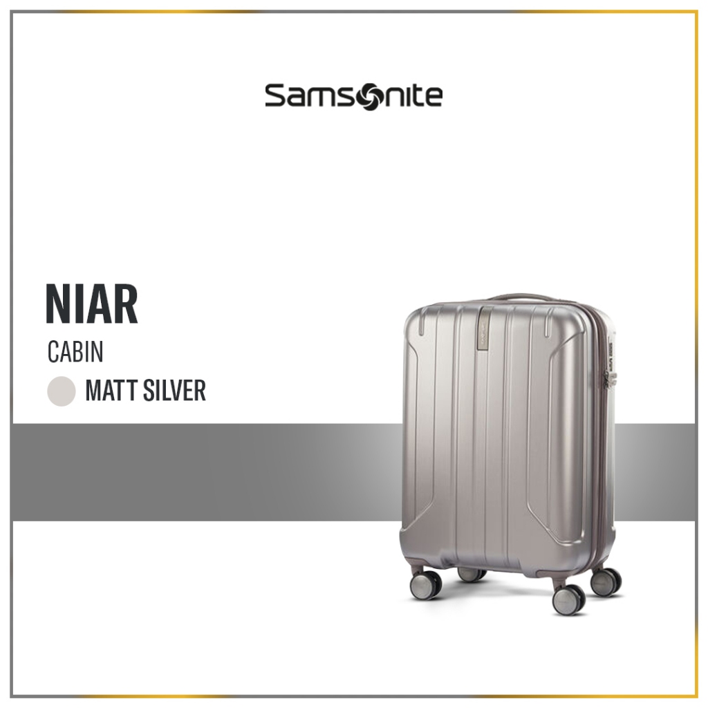 Jual Samsonite Koper Hardcase Niar Cabin 20 inch New Lock - Matt Silver ...