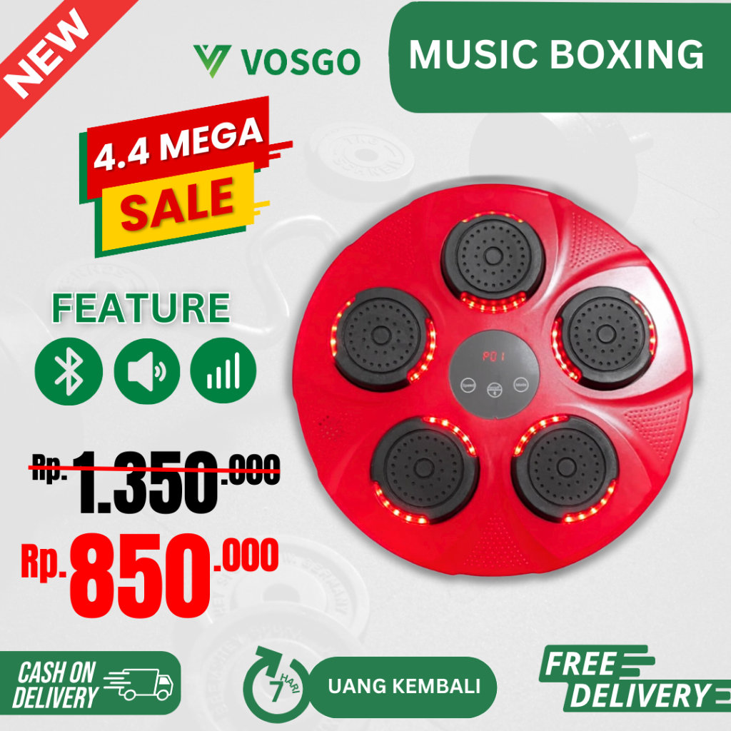 Jual Music Boxing Board Papan Tinju Alat Latihan Tinju | Musik Samsak ...