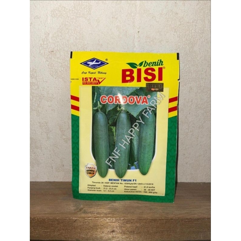 Jual Benih Timun Cordova 20 Gram | Shopee Indonesia