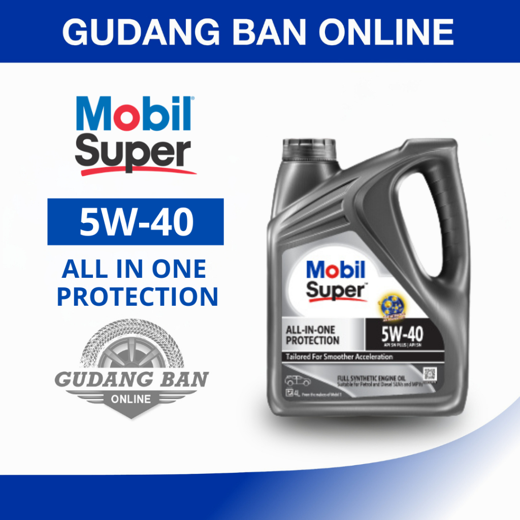 Jual Oli Mesin Mobil Super All In One Protection 5W-40 (4liter ...