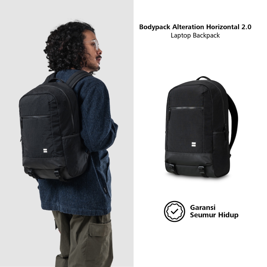 Jual Bodypack Alteration Horizontal 2.0 Laptop Backpack 14 Inch Tas ...
