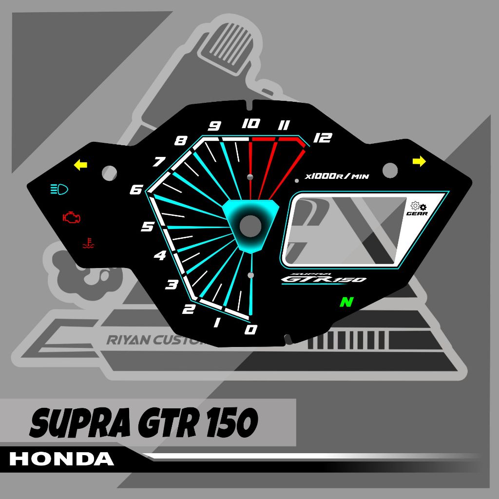 Jual PAPAN SPEEDOMETER CUSTOM HONDA SUPRA GTR 150 | Shopee Indonesia