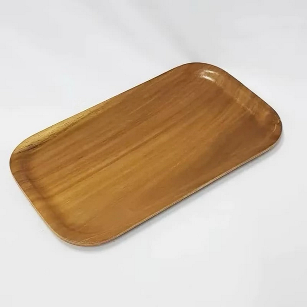 Jual KWI Baki Kayu Kasir Segi Nampan S-23 Beri / Baki Kayu / Wooden ...