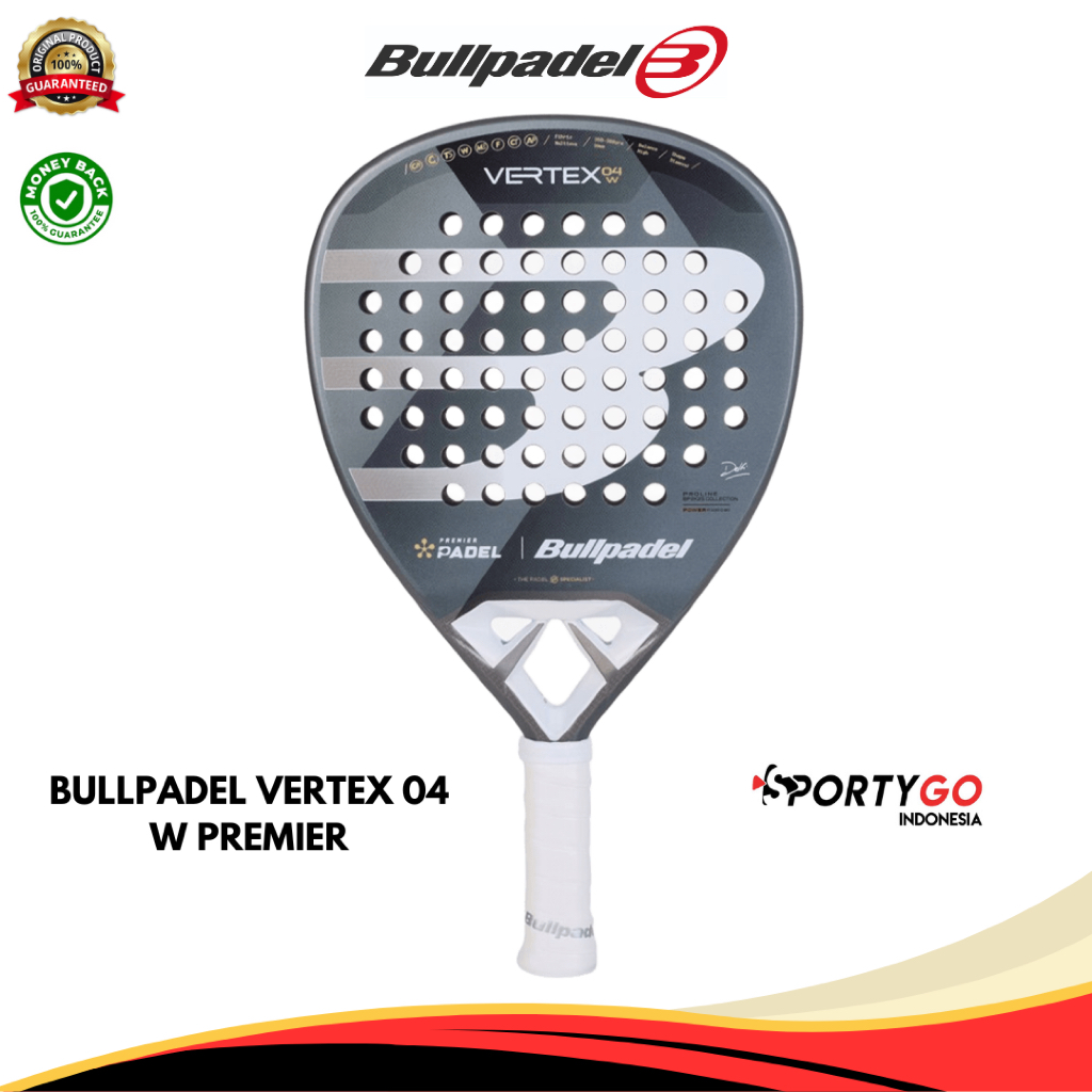 Jual Padel Racket Bullpadel Vertex 04 W Premier | Raket Padel BULLPADEL ...
