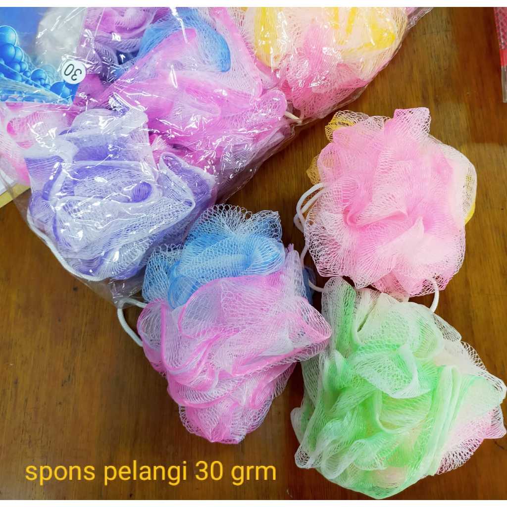 Jual ( 1 LUSIN ) SPONS MANDI / SPONGE / SPON MANDI | Shopee Indonesia