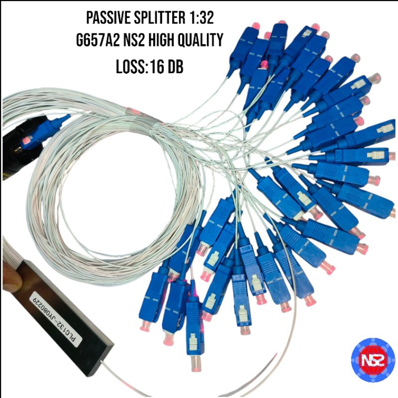 Jual passive Splitter plc 1 32 G657A2 fiber optic NS2 high quality ...