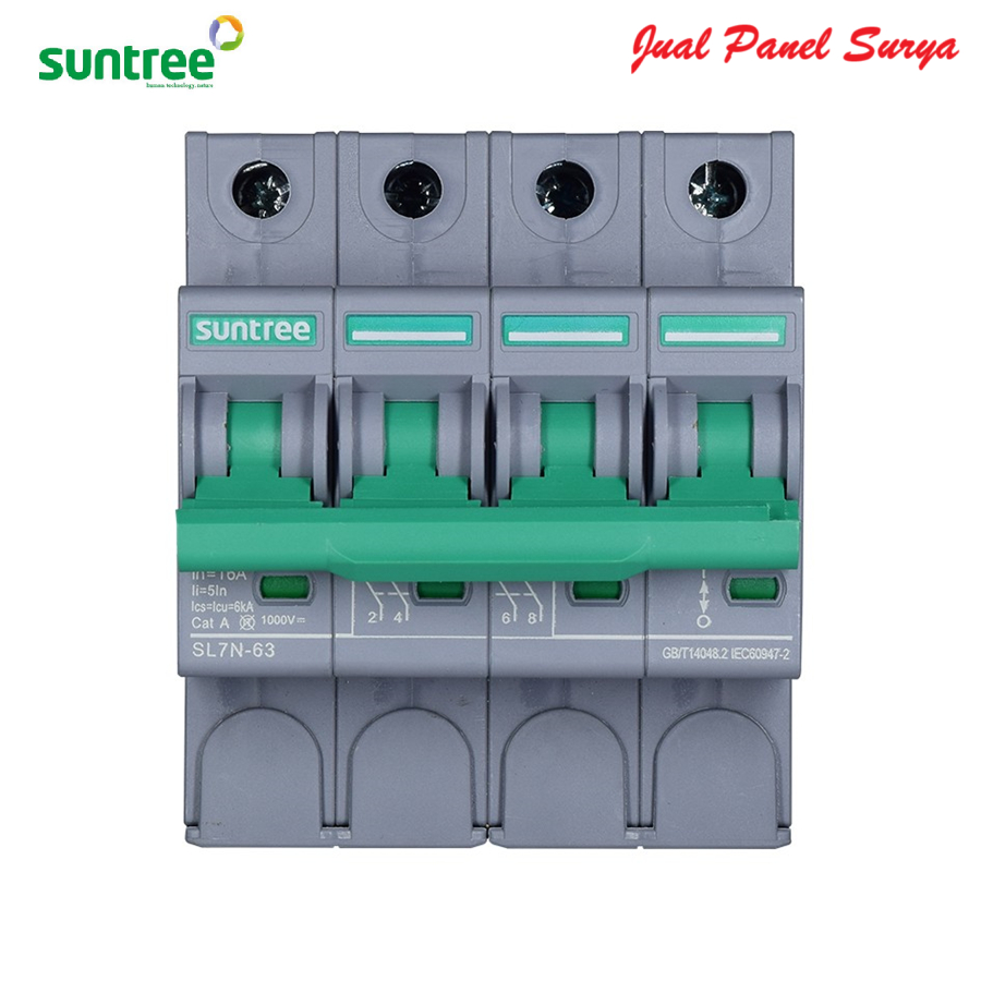 Jual DC MCB 4P 25A 1000V SUNTREE SL7-63 C25 | Shopee Indonesia