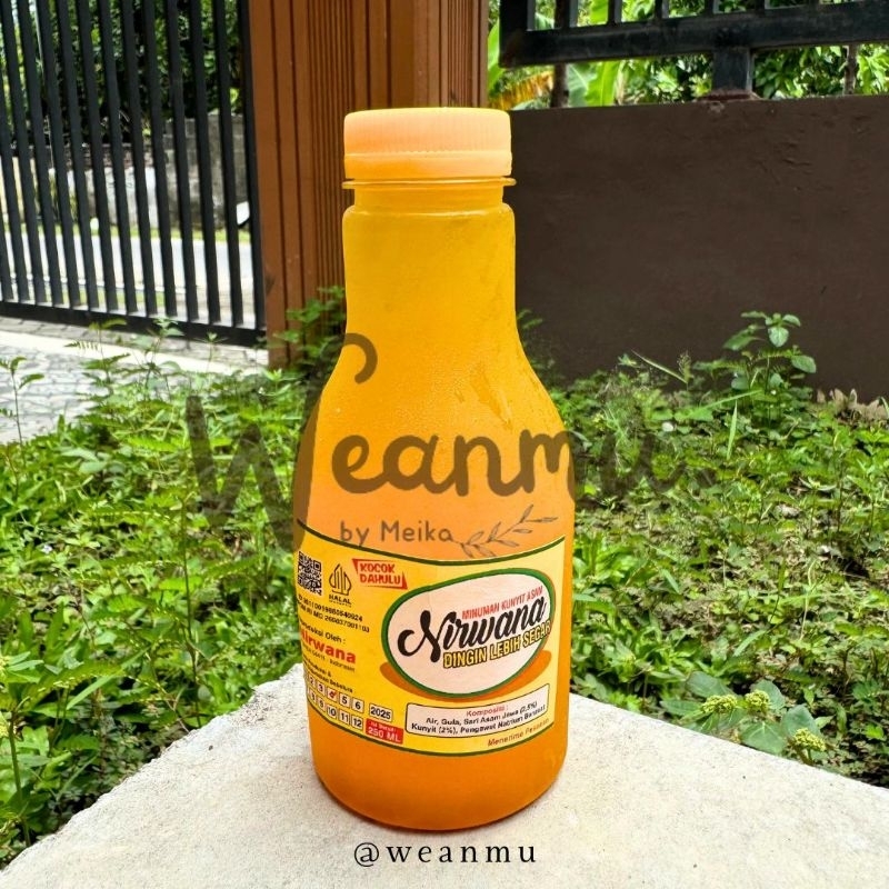 Jual (READY) JAMU KUNYIT ASAM 250ml NIRWANA OLEH-OLEH KHAS NGANJUK ...