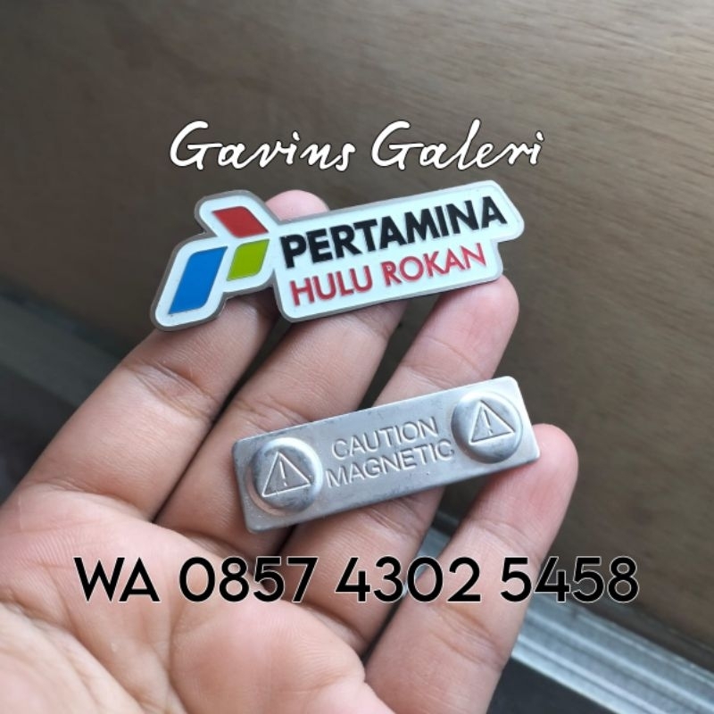 Jual pin custom logo pertamina bahan kuningan | Shopee Indonesia
