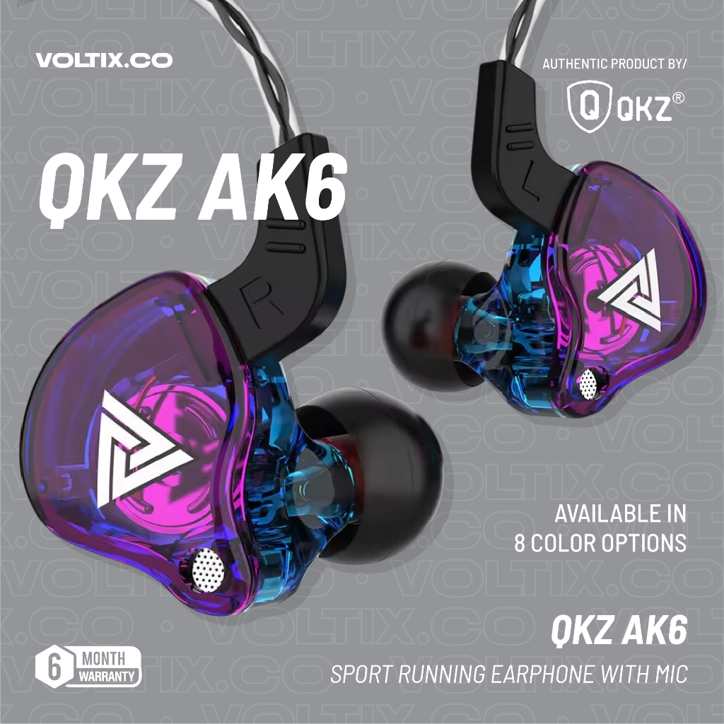Jual QKZ AK6 Sport Running Earphone wih MIC | Shopee Indonesia