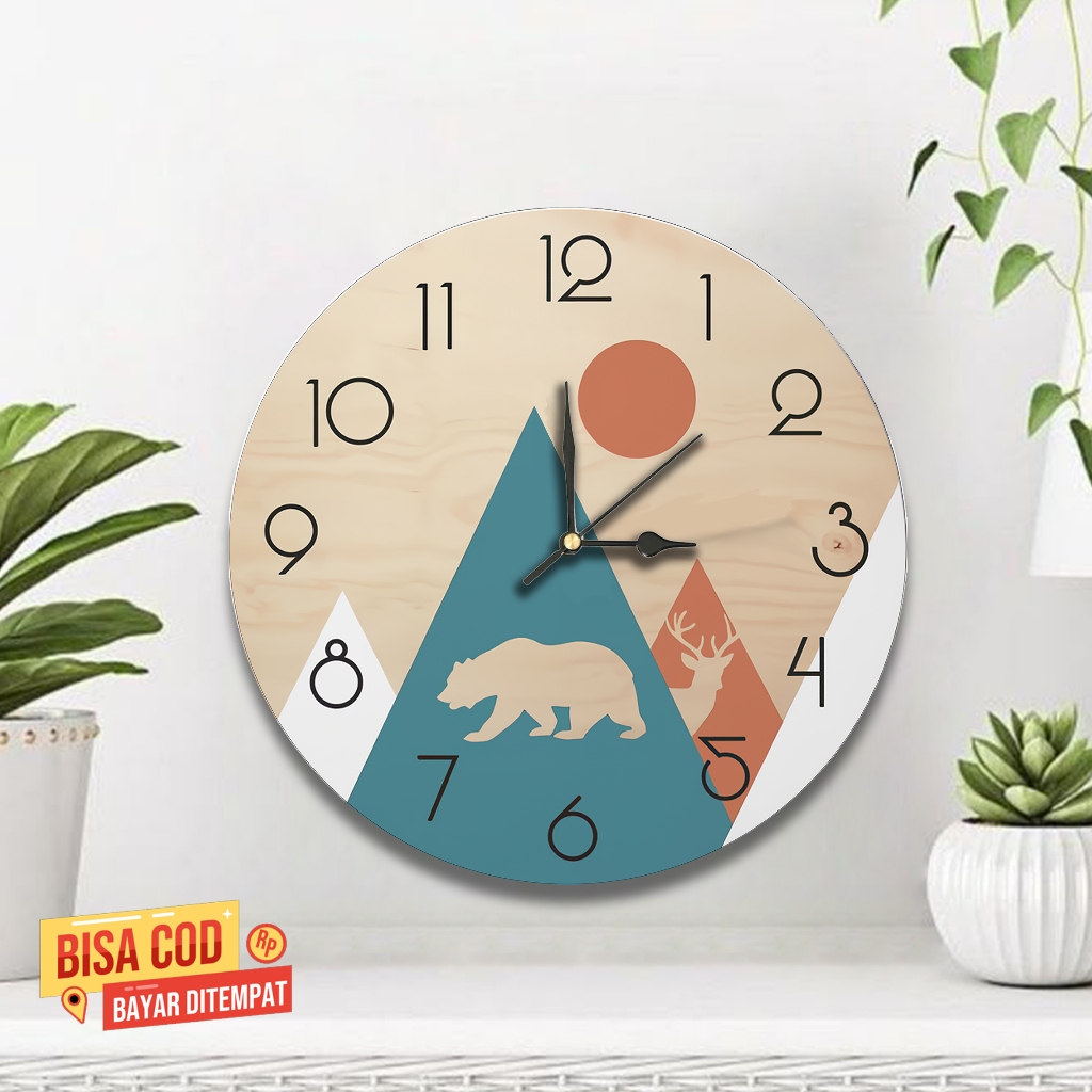 Jual Jam Dinding Minimalis Aesthetic Tampilan Bagus untuk Dekorasi ...