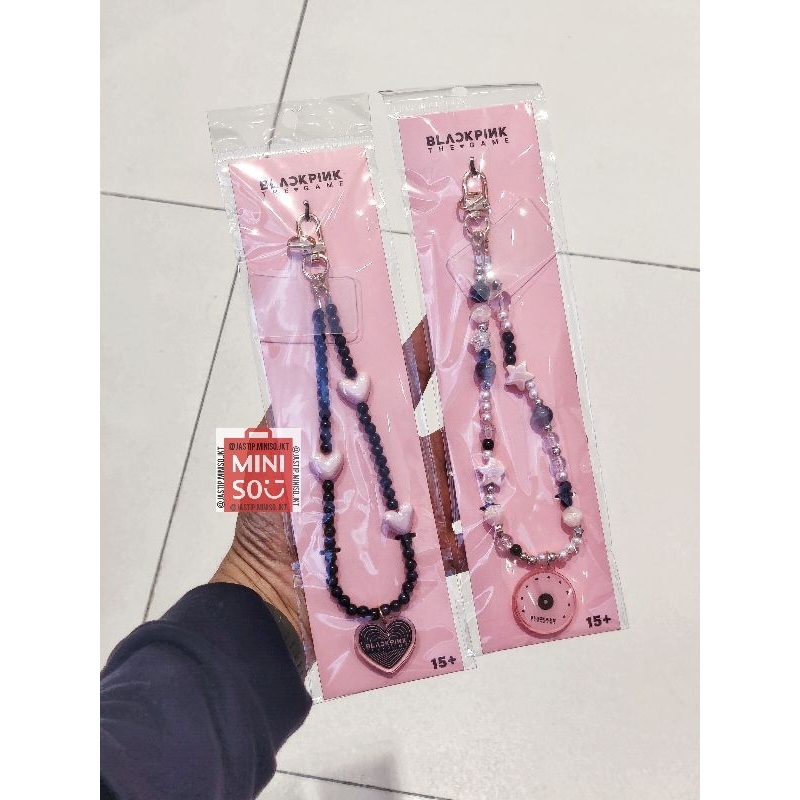 Jual MINISO x BLACKPINK 🆕 Bead Chain Phone Pendant / Gelang HP ...