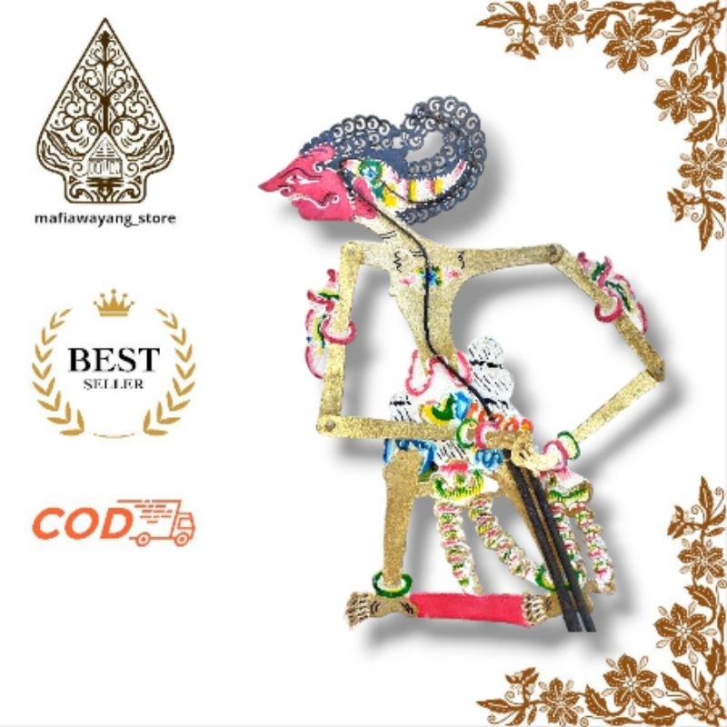 Jual Wayang Kulit Sapi ASLI Wisanggeni Ukuran Standar Dalang | Shopee ...