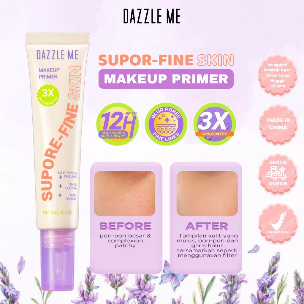 Jual DAZZLE ME Supore-Fine Skin Makeup Primer - Hasil Akhir Matte ...