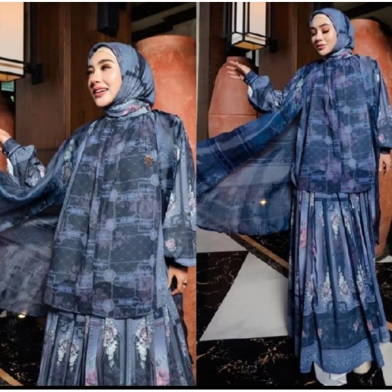 Jual SHELLASAUKIA ONESET ROK SET HIJAB CLASSIC JUMBO | Shopee Indonesia