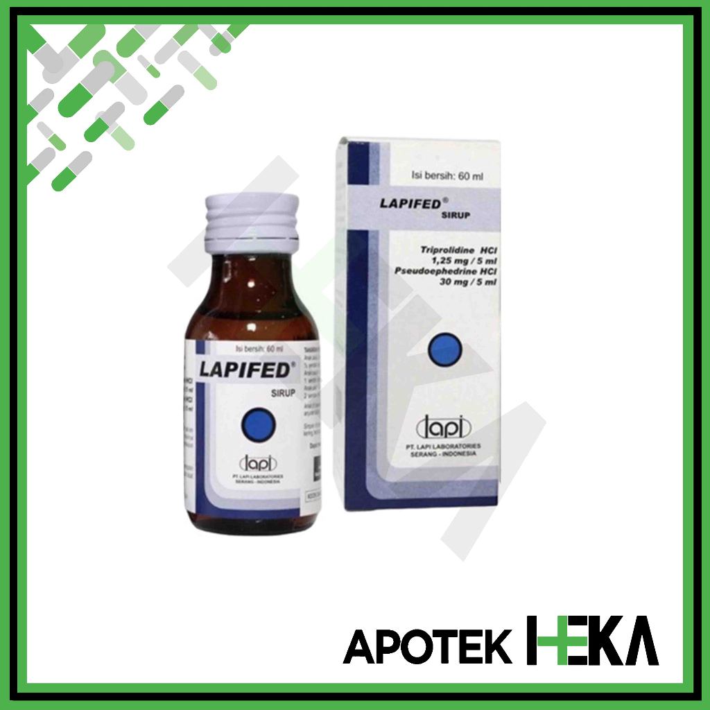 Jual Lapifed Sirup Botol 60 ml - Obat Flu Pilek [TANGERANG] | Shopee ...