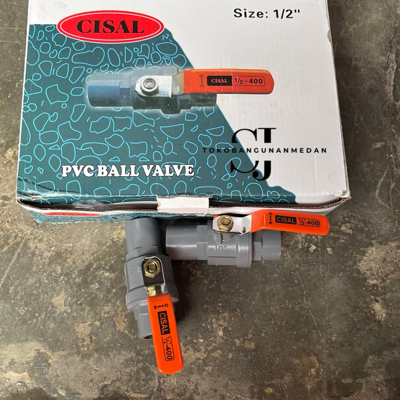 Jual Stop kran gagang plat besi 1/2 inch FORTEC - Ball valve PVC stop keran | Shopee Indonesia