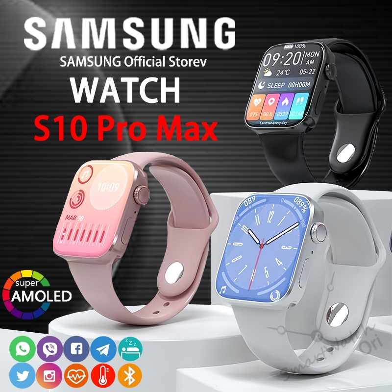Jual [COD] 2025 New Samsung SmartWatch S10 PRO MAX Wanita pria tahan ...