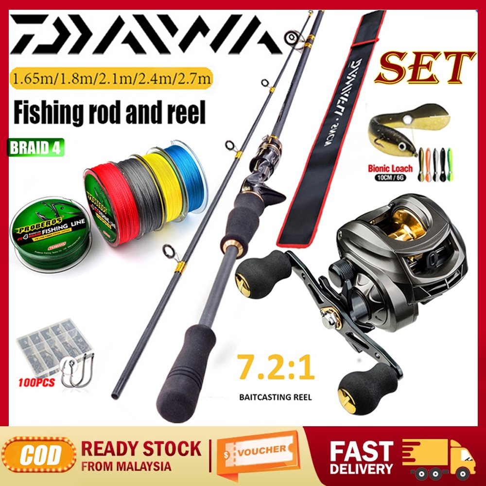 Jual [COD&Ready] DAIWA Joran Pancing Set 1.65M-2.7M Ultra Light Carbon ...