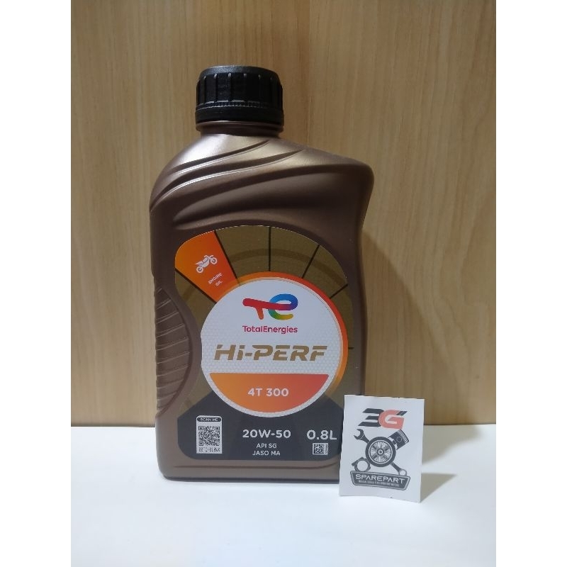 Jual OLI TOTAL 4T 300 20W-50 0.8L ENERGIES HI-PERF | Shopee Indonesia