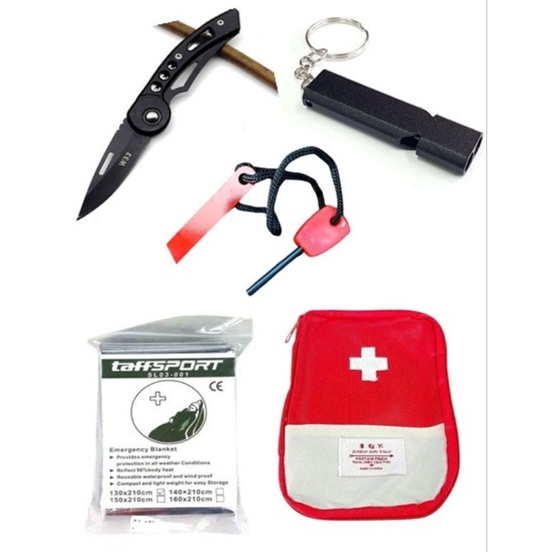 Jual Emergency tool Kit survival outdoor tas P3K | Shopee Indonesia