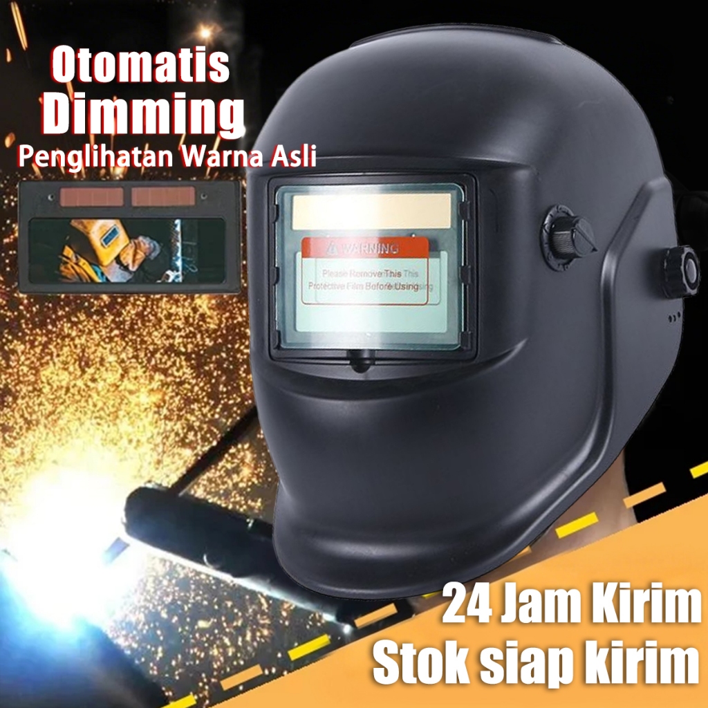 Jual Helm Las Auto Darkening 107 - Topeng Las Cerdas, Perlindungan ...