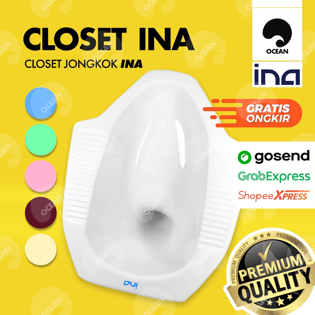 Jual (Pengiriman Instant) Kloset Jongkok INA / Closet Jongkok INA / WC ...