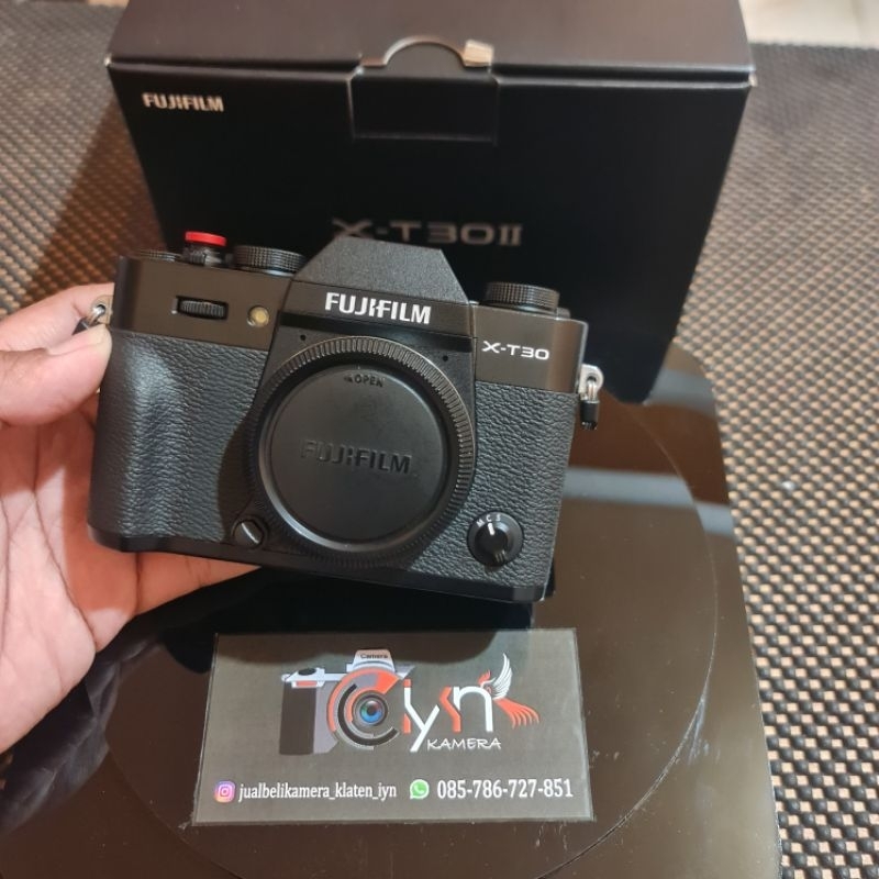Jual KAMERA FUJIFILM X-T30/XT30 MARK II BODY ONLY FULLSET LIKE NEW GARANSI RESMI | Shopee Indonesia