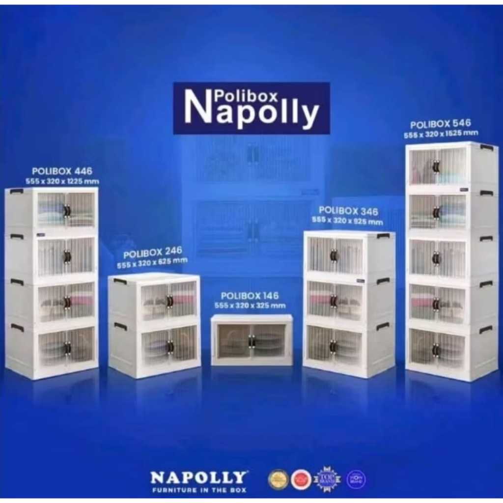 Jual LEMARI NAPOLLY SUSUN LIPAT, POLIBOX 146, 246, 346, 446, 546 ...