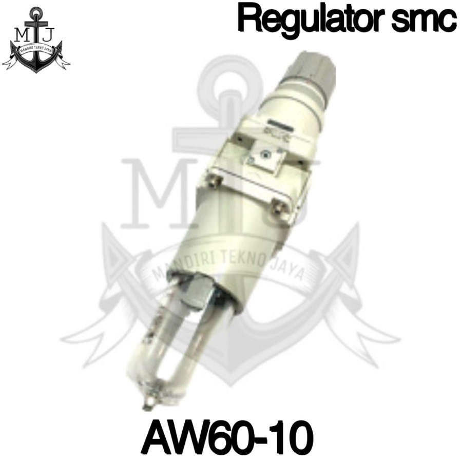 Jual AIR FILTER REGULATOR AW60-10 MANUAL AW60-10 DRAIN SMC | Shopee ...