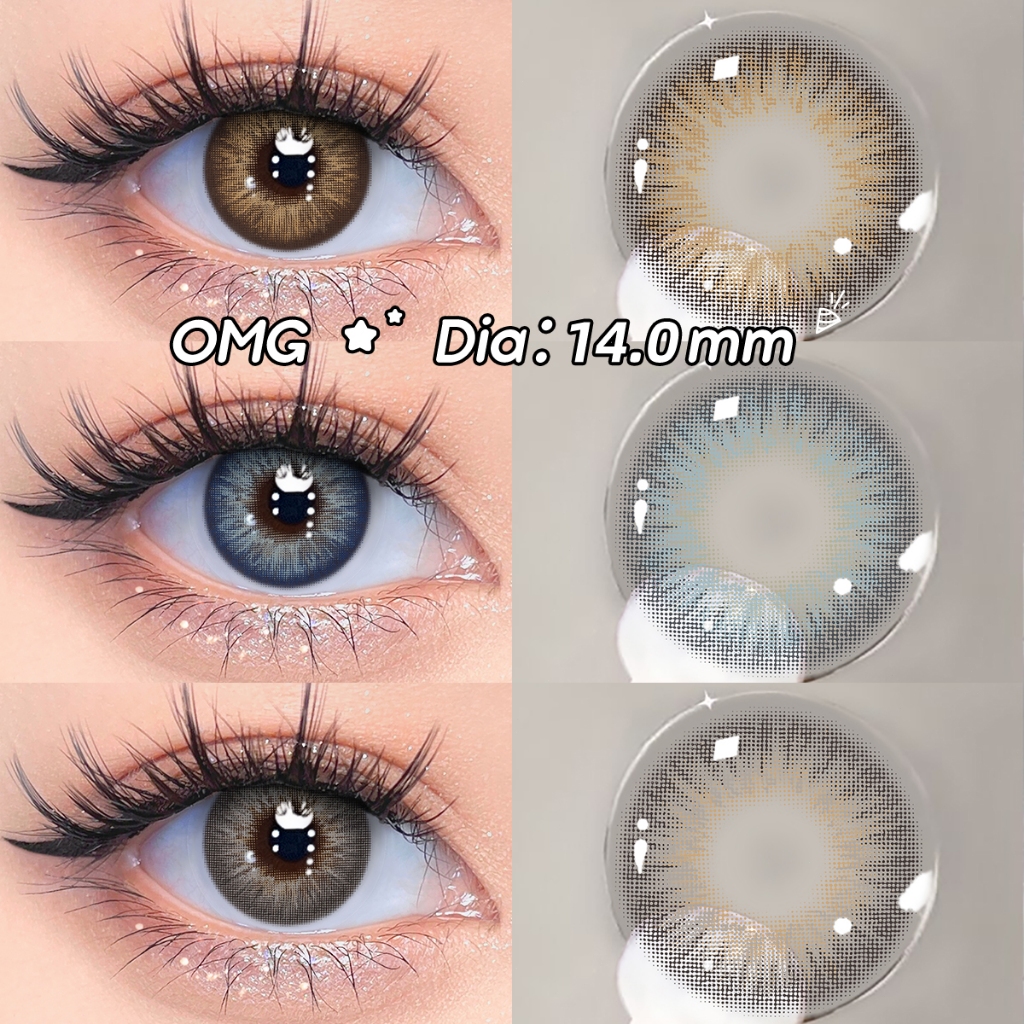 Jual Colorvista SOFTLENS OMG Lensa Kontak Warna Kelas Hijau 0-6.00 ...