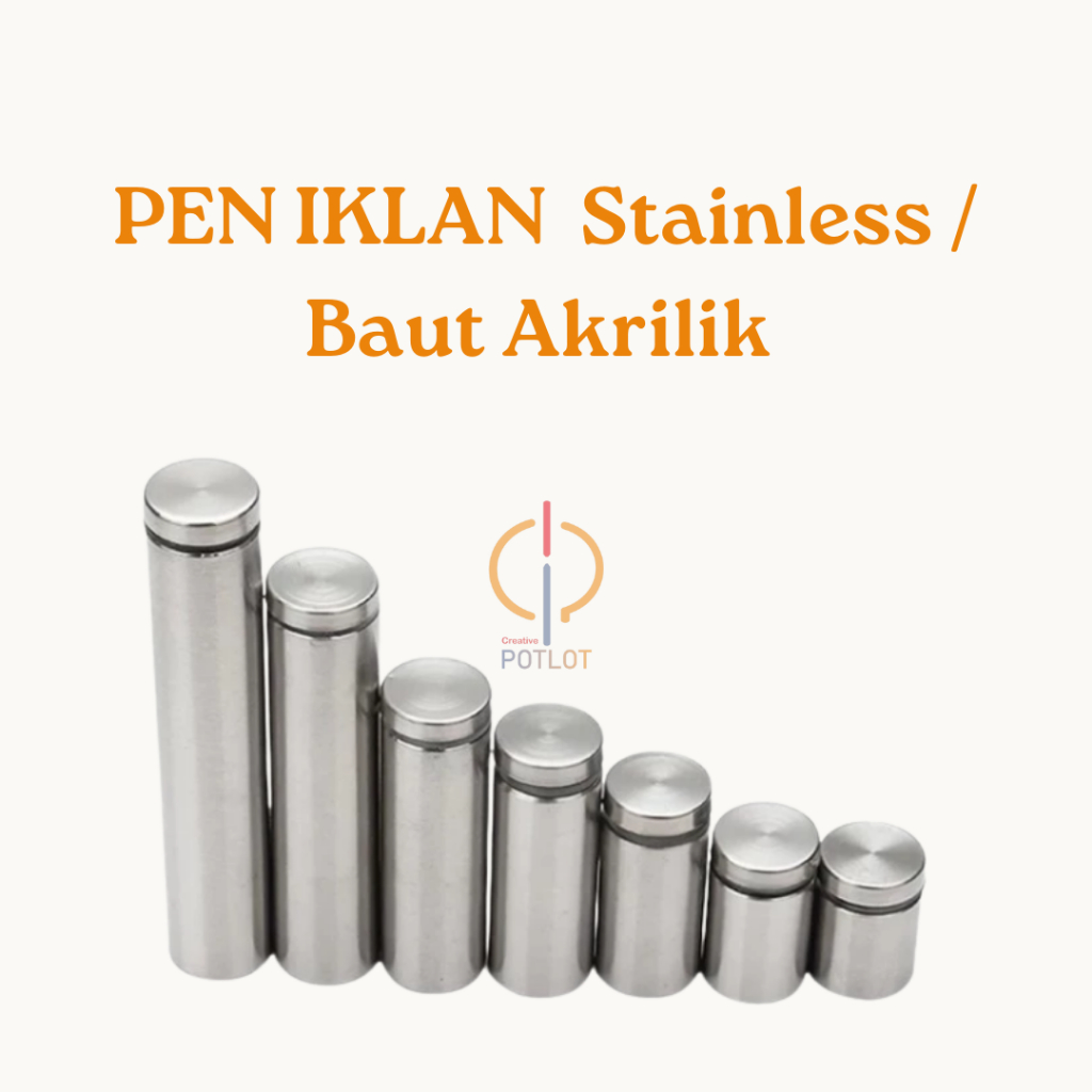 Jual BAUT AKRILIK/PEN IKLAN SIGN BOARD BAUT STABIL KACA DISPLAY / BAUT ...