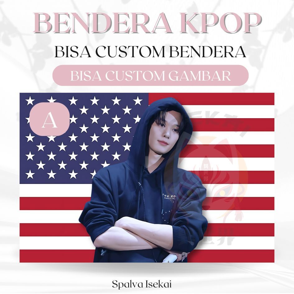 Jual Bendera KPOP JUYEON THE BOYZ TBZ / KPOP Flag / BENDERA AMERIKA ...