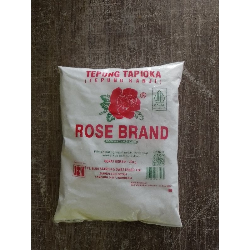 Jual Tepung Tapioka Rose Brand 200gr (Ecer) | Shopee Indonesia