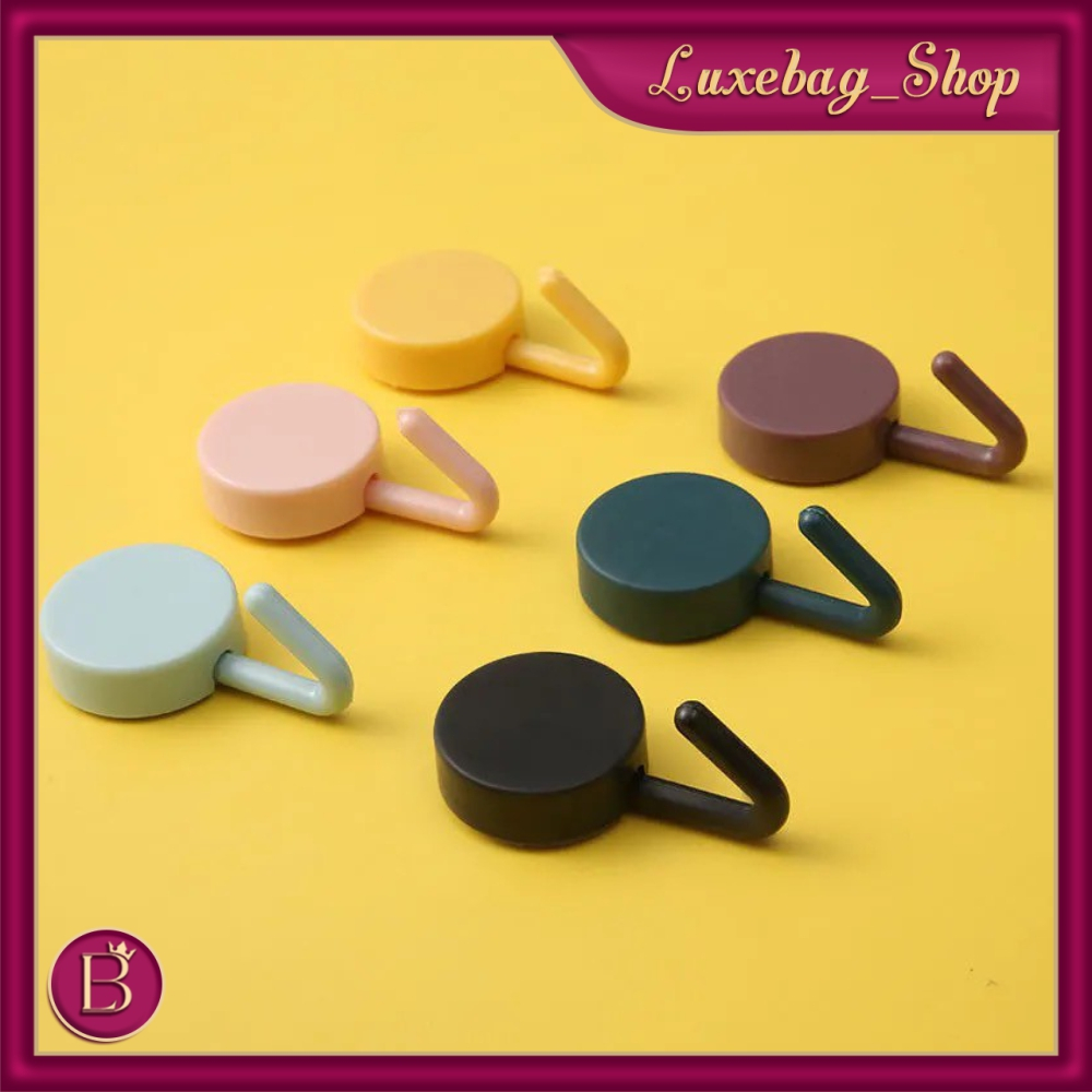 Jual LB - Gantungan Hook Bulat Polos Tempel Tembok Wall 1Pcs Hook ...