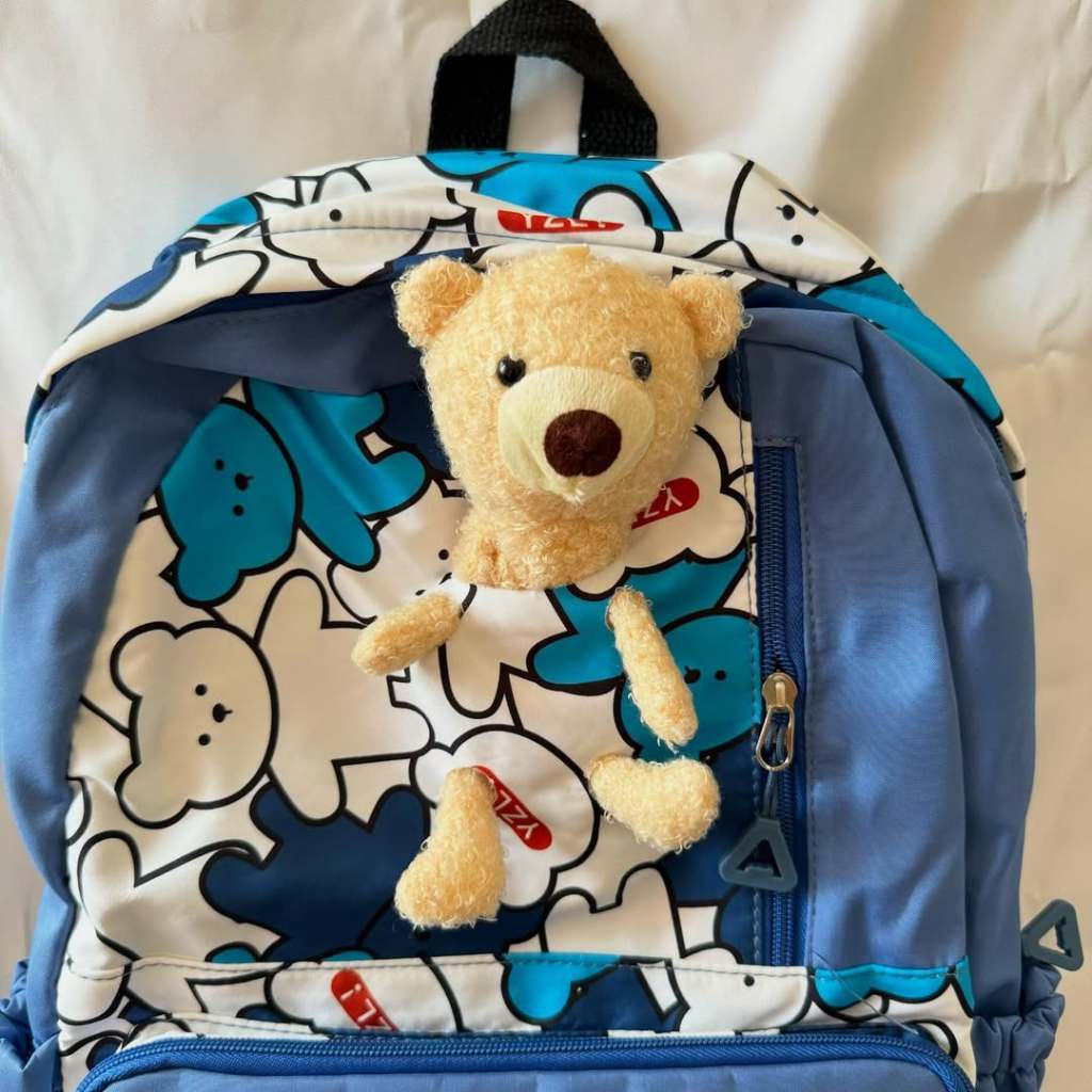 Jual Gramedia Surabaya - HCL Back Pack (Bear - Blue) | Shopee Indonesia