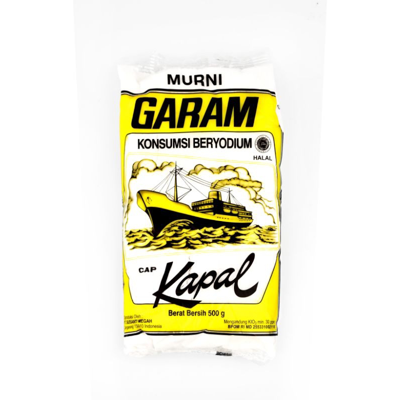 Jual Garam Cap Kapal kemasan 500gr x 2 | Shopee Indonesia