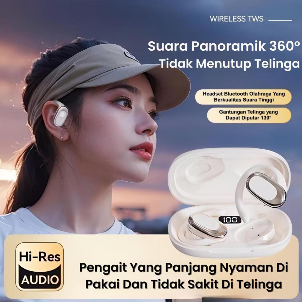 Jual Klip Open Ear Earphone Telinga Headphone Konduksi Tulang Nirkabel ...