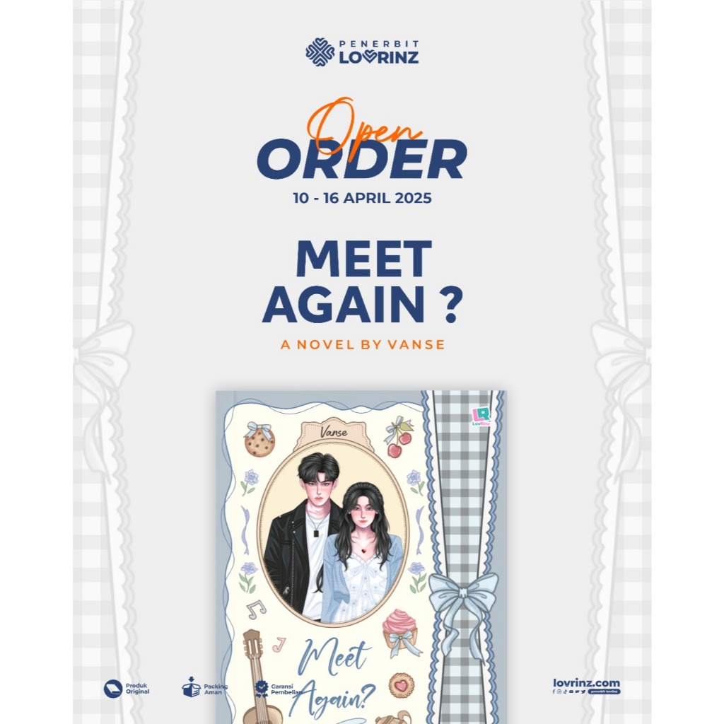 Jual Buku Novel Original Meet Again by Vanse - Penerbit LovRinz | Shopee Indonesia