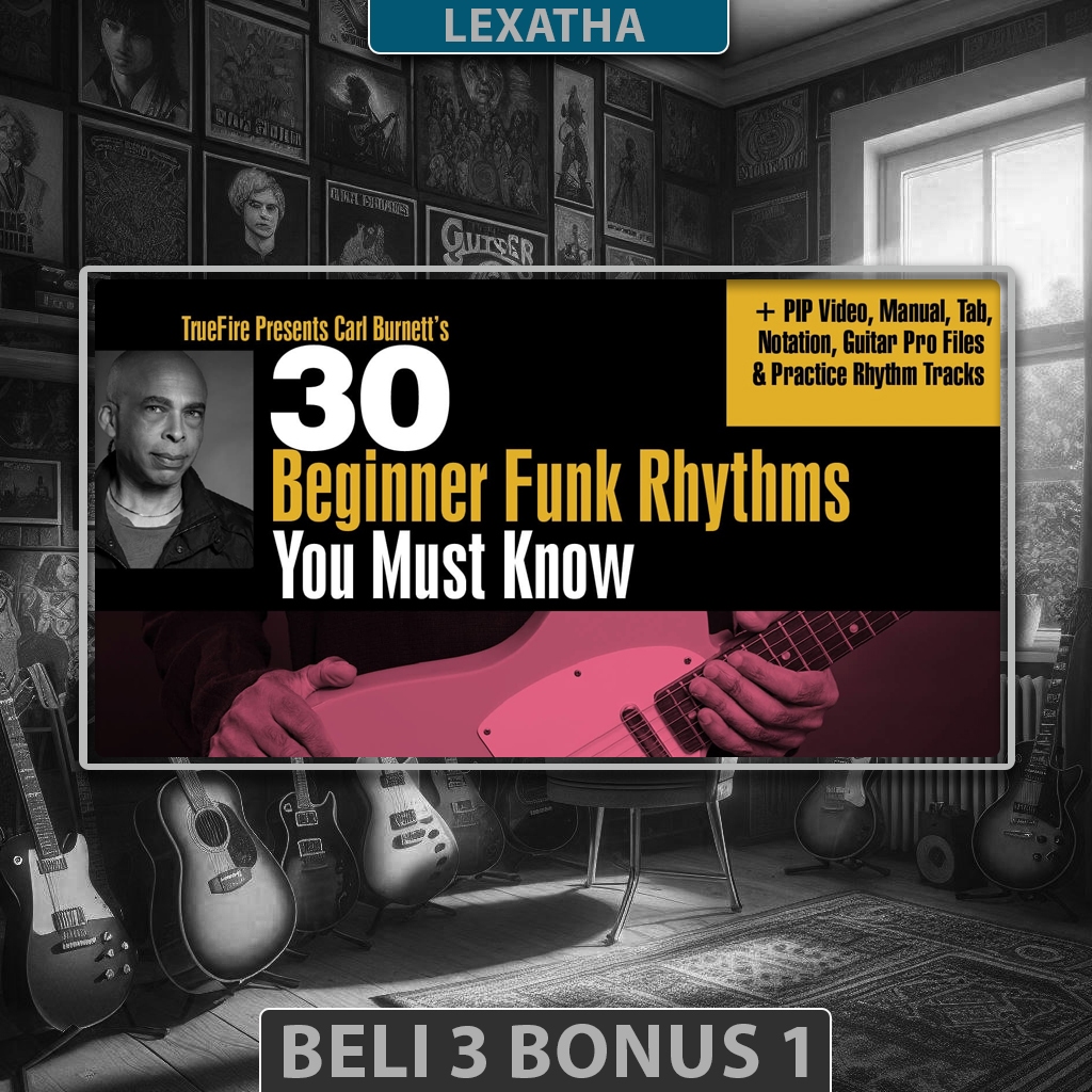 Jual Carl Burnett's 30 Beginner Funk Rhythms | Shopee Indonesia