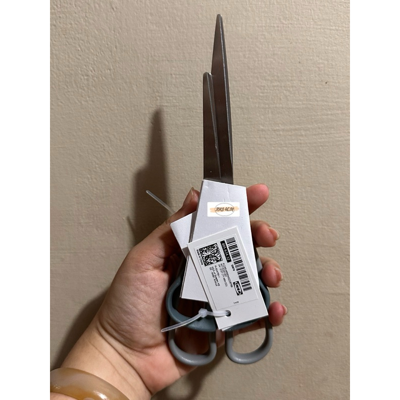 Jual Gunting set isi 2 baja tahan karat abu abu tosca, gunting kertas ...