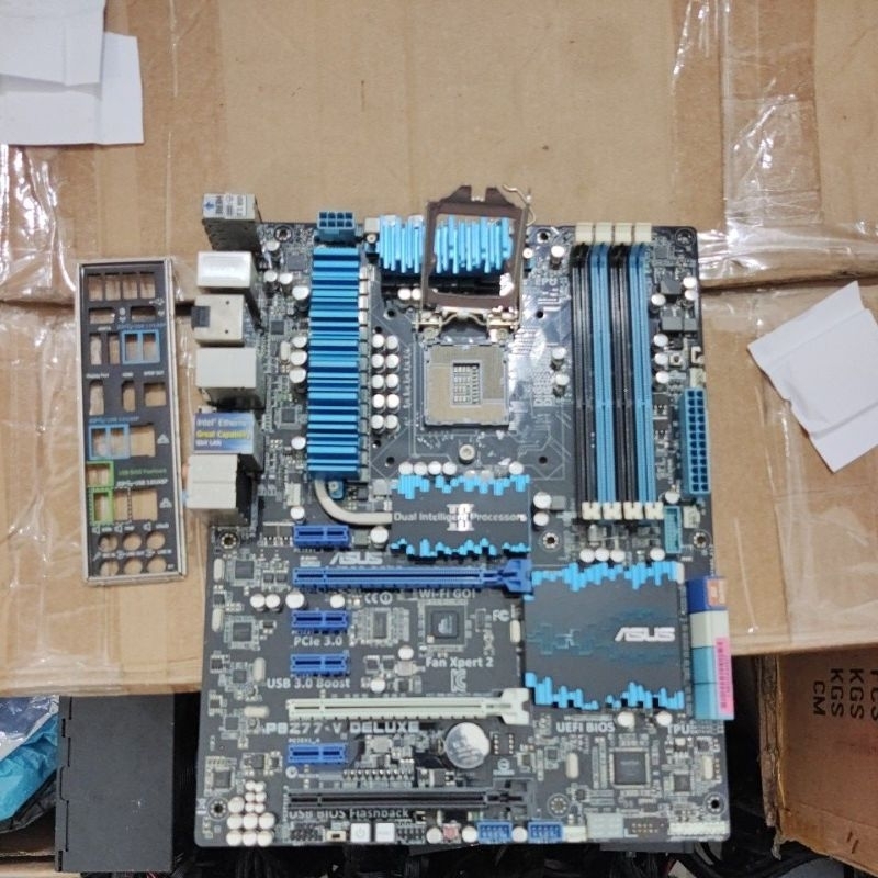 Jual mainboard Asus p8z77 v deluxe ddr3 socket 1151 | Shopee Indonesia