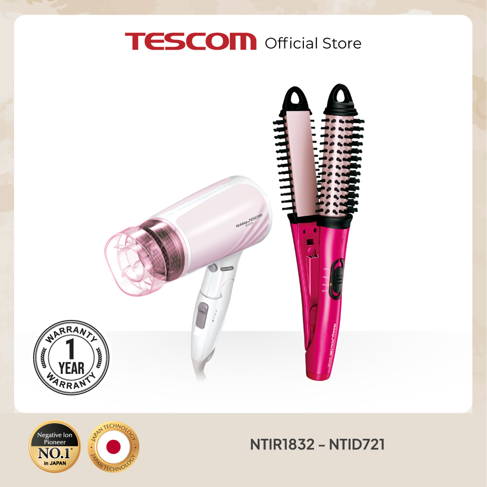 Jual Paket Tescom Ion Hair Dryer NTID721 - Catokan Sisir NTIR1832 ...