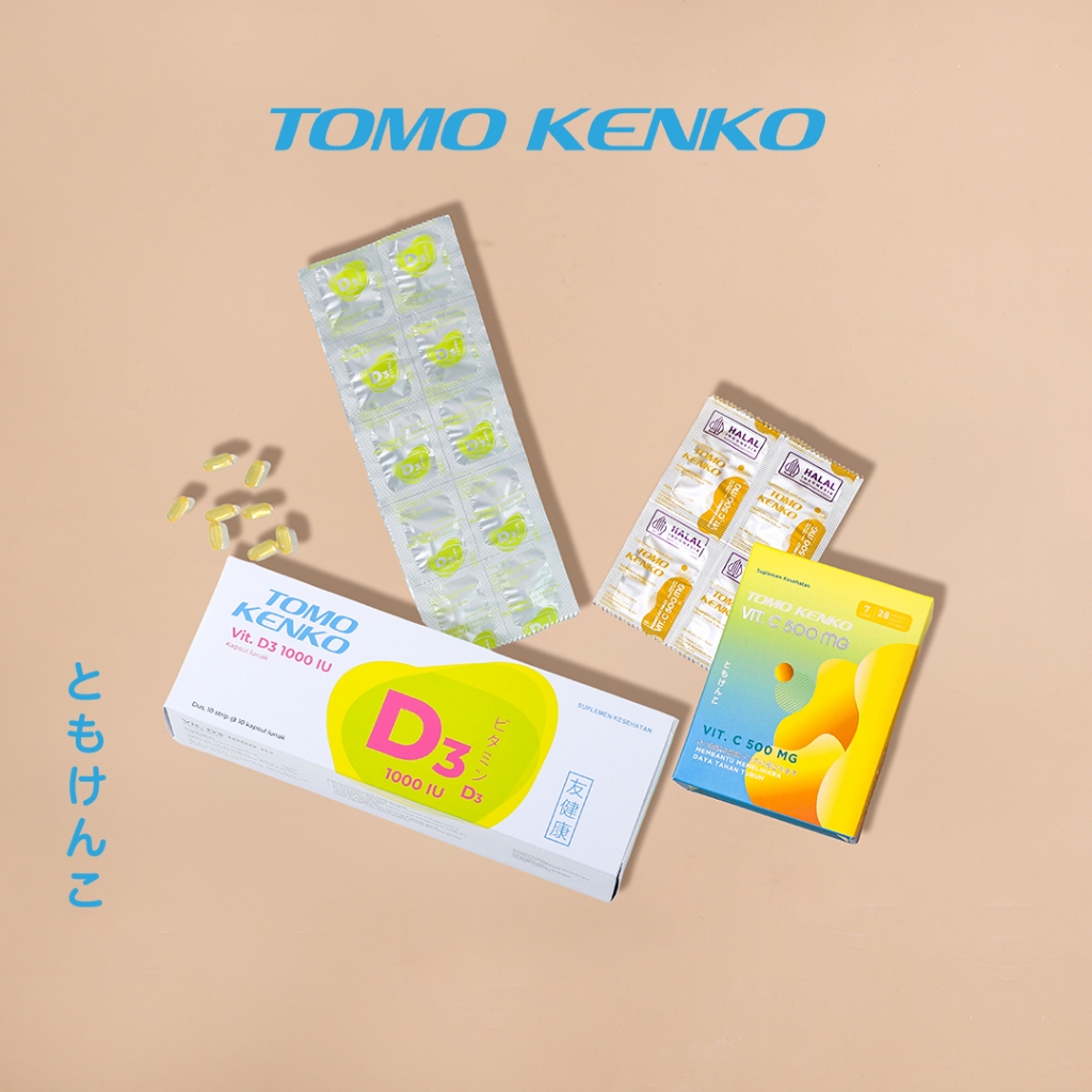 Jual Tomo Kenko Vitamin C 500 mg + Vitamin D3 Box 1000 IU | Shopee ...