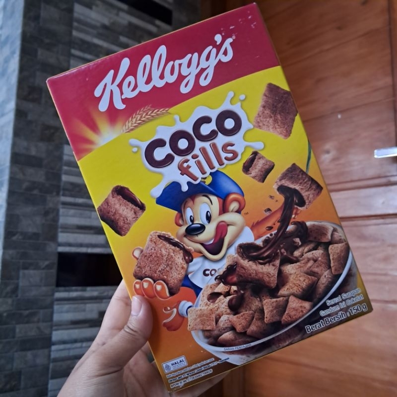 Jual Kellogg's Coco Fills Sereal Gandum isi cokelat Kemasan box 150 g ...