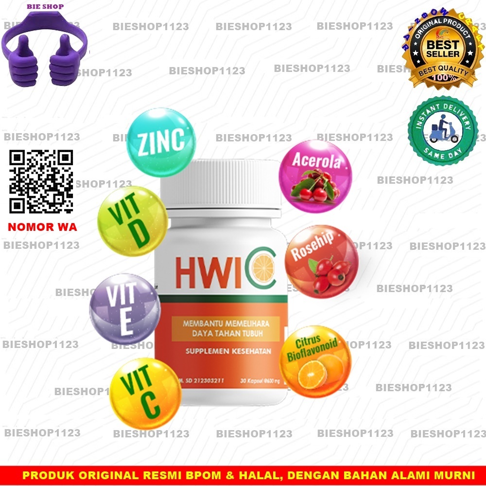 Jual Vitamin C HWI C HWIC (Pureway C lengkap dengan Vit D + Zinc ...