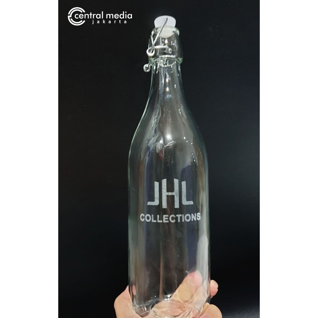 Jual Grafir Botol Kaca Laser Engrave Logo Brand Hotel Cafe Resto ...
